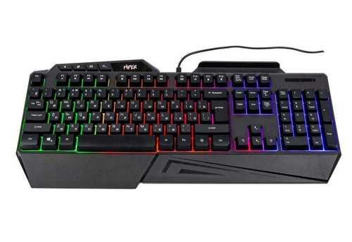 Игровая клавиатура с подсветкой Hiper KGM4X Black