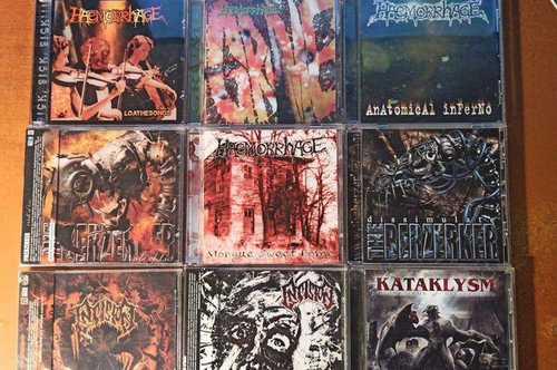 Лицензионные cd: метал, death metal, heavy