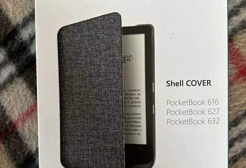 Чехол Shell Cover для Pocketbook 616/627/632 серый