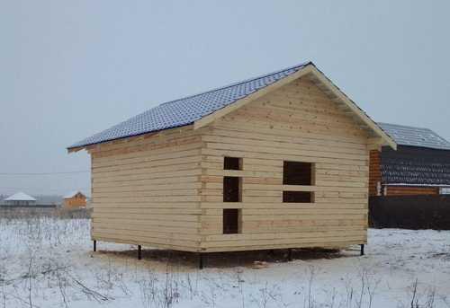 Дачный домик из бруса 6х6