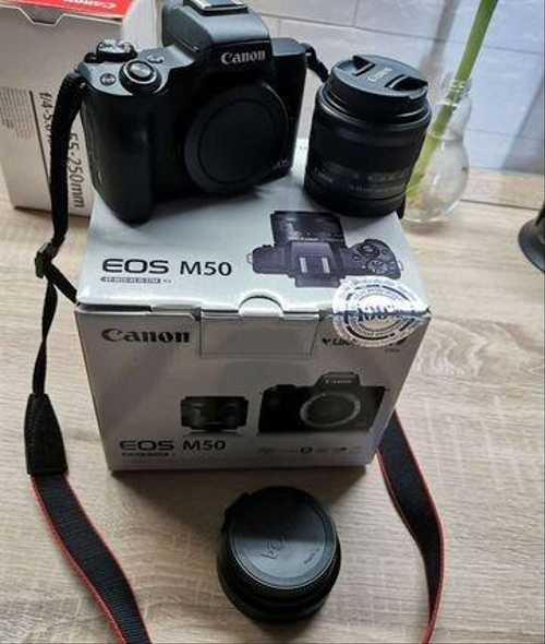 Беззеркальный фотоаппарат Canon eos m50