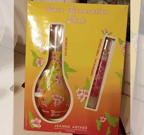 Jeanne Arthes Love generation pink Набор Парфюм Ор