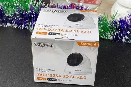 Видеокамера IP SVI-D223A SD SL v2.0 2Mpix Удаленка