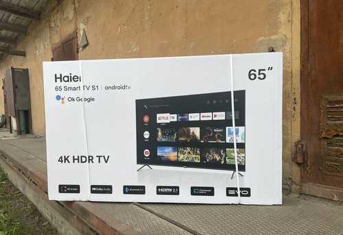 Новый Безрамочный Haier 65 2023г Smart TV