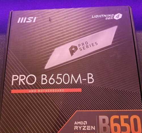 Материнская плата MSI PRO b650m b