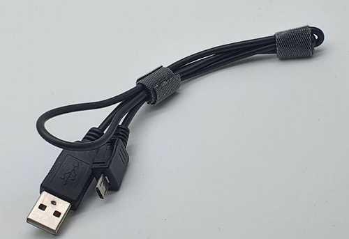 Кабель (черный) USB to micro-USB (600 мм)
