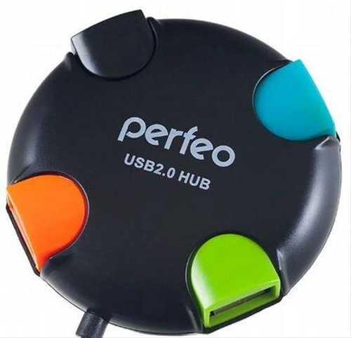 USB-концентратор Perfeo PF-VI-H020 черный