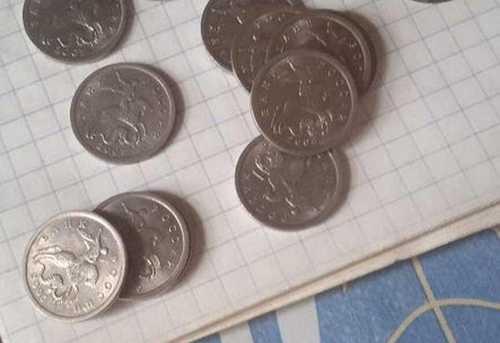Монетки 5 копеечные начиная с 2001 г до 2008 г