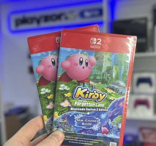 Kirby and the Forgotten Land Nintendo Switch 2 Новый картридж