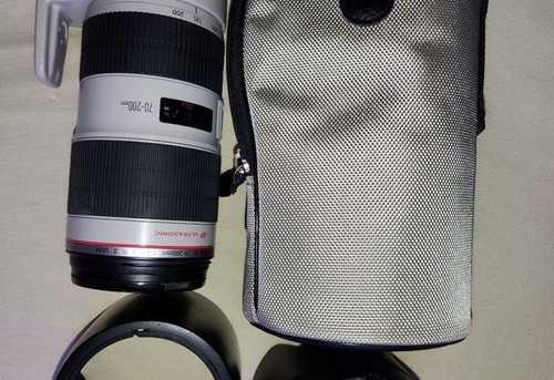 Canon zoom lens ef 70-200mm 1 2.8 ll is usm