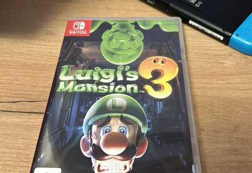 Luigis mansion 3 nintendo switch картридж