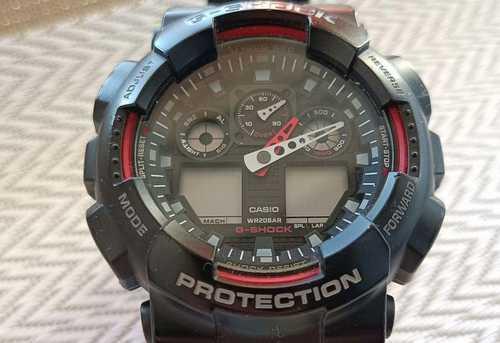 Часы Casio g-shock GA-100 (под ремонт или на з/ч)