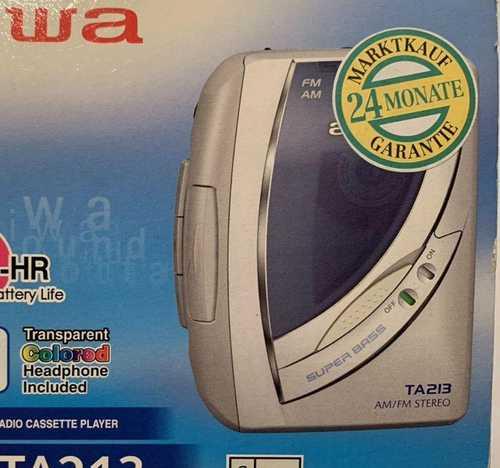 Новый оригинальный кассетный плеер aiwa