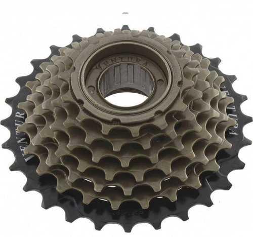 Кассета трещ. 5ск. 5-700173 freewheel 5х14-28 черно-коричневая, HG-копия shimano-совместимая ventura