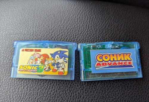 Картриджи Sonic Nintendo game boy