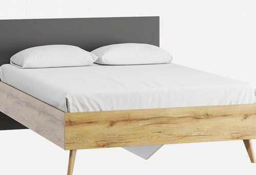 Кровать Нордик 140 Wood Серый