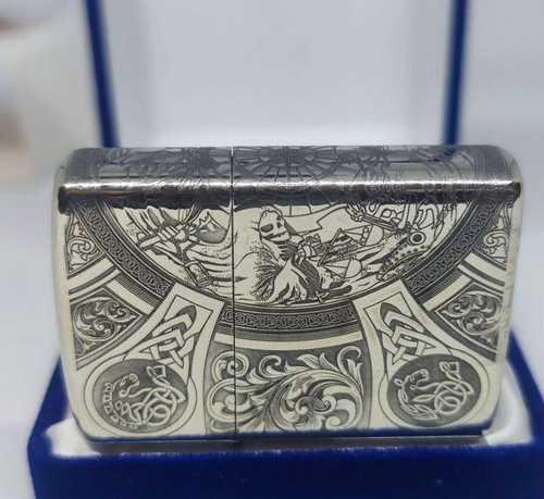 Зажигалка zippo armor melchior diy sterling