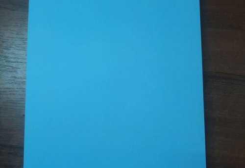 Цветная бумага А3, 160 г., Голубая (не IQ Color)