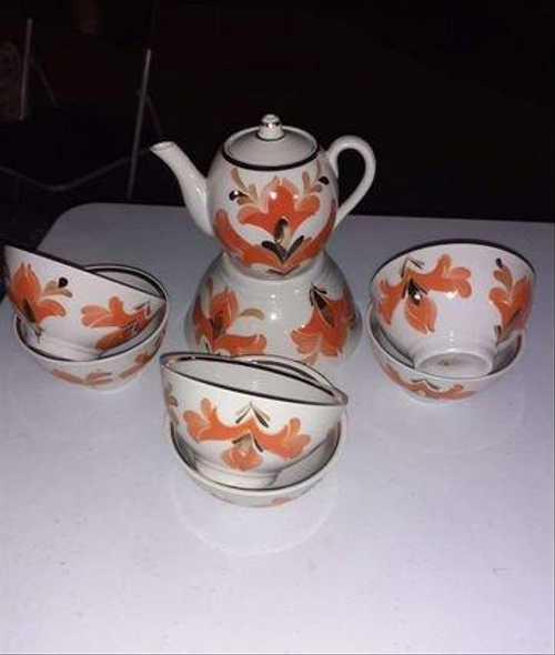 Сервиз чайный,Пиалы,Новый,з/д,Первомайский