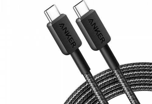 Кабель Anker 322 USB-C to USB-C 3m Black