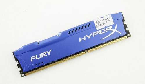 DDR3 8 GB 1600 MHz Kingston HyperX Fury Black