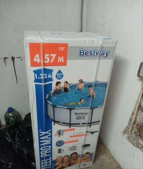 Каркасный бассейн intex