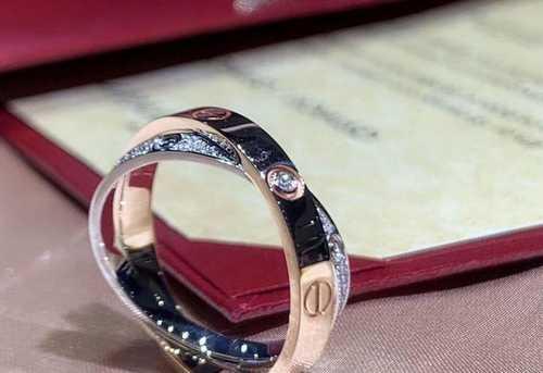 Cartier кольцо love 0,19 ct