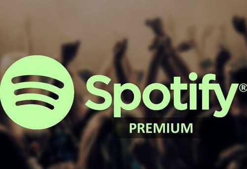 Подписка Spotify Premium 1 6 12 месяцев