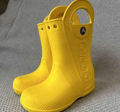 Детские резиновые сапоги crocs c10