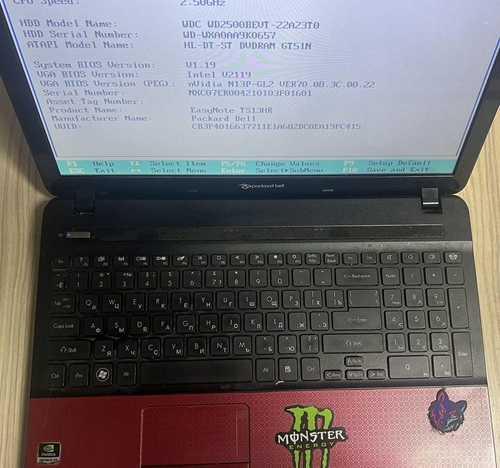 Ноутбук Packard Bell i5 Nvidia