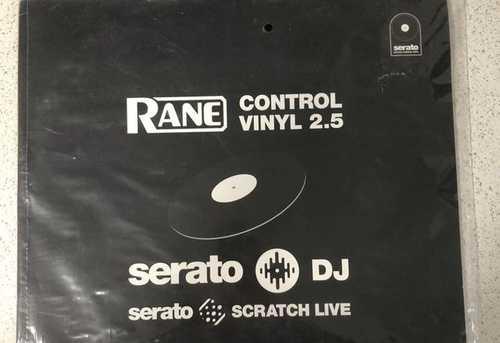 Serato dj Rane control vinyl 2.5