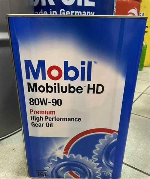 Масло трансмиссионное Mobil Mobilube HD 80w-90 18L