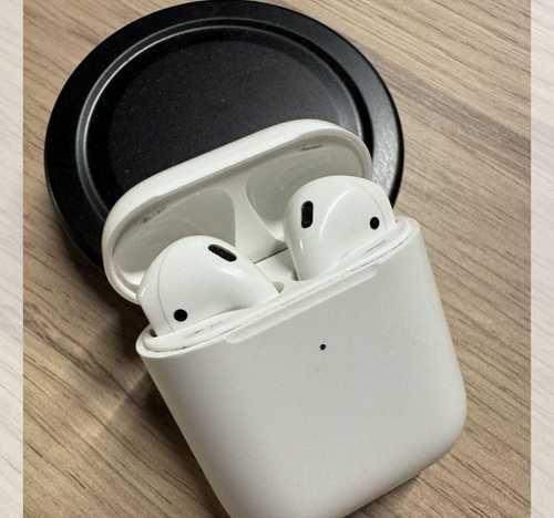 Беспроводные наушники apple airpods 2