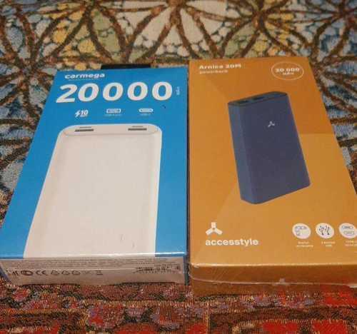 Новый Внешний аккумулятор повербанк 20000mAH