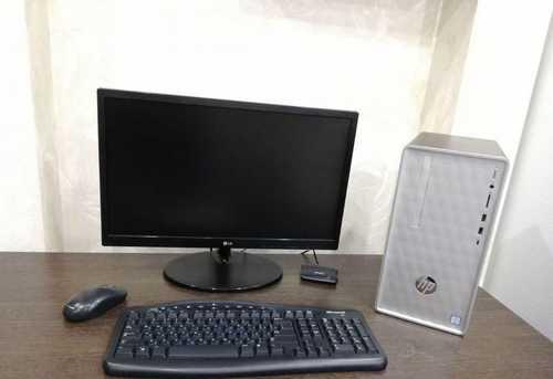 Игровой компьютер HP с монитором