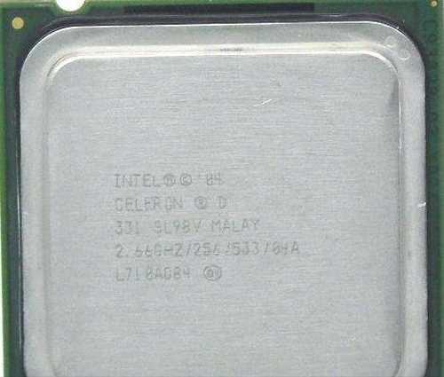 Процессор Socket-775 Intel CeleronD 331 2,66/533/2