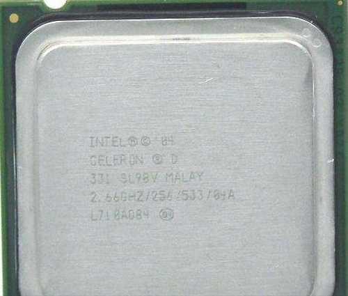 Процессор Socket-775 Intel CeleronD 331 2,66/533/2