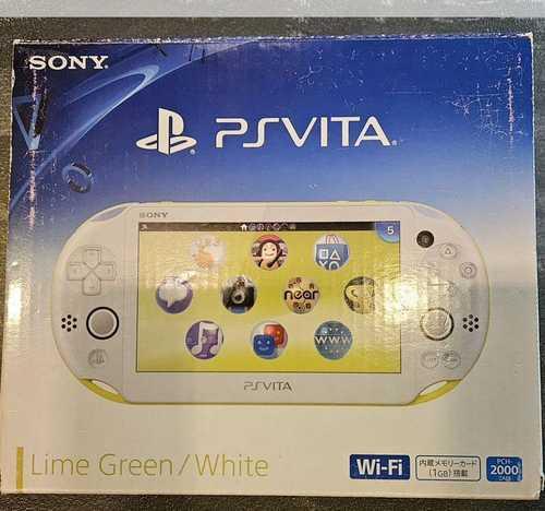 PS Vita Slim PCH-2000 Lime Green / White