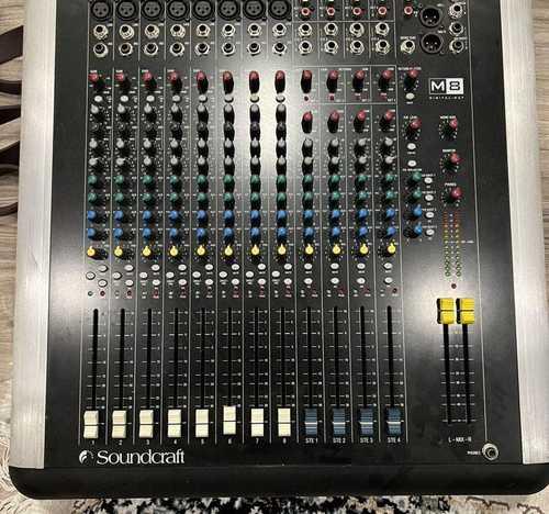 Продаю микшерный пульт soundcraft spirit M8