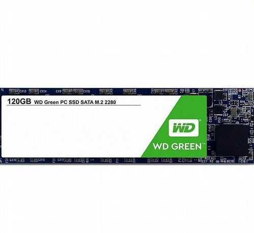 Жесткий диск SSD M.2 WD Green 120Gb (WDS120G2G0B)