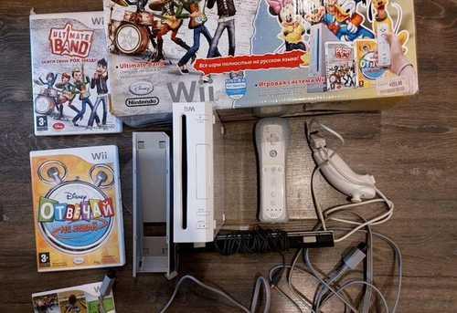 Приставка Nintendo Wii RVL- 001 EUR в коробке