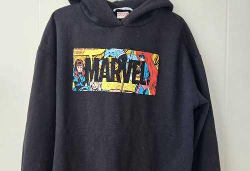 Худи чёрное Pull&Bear Marvel женское M