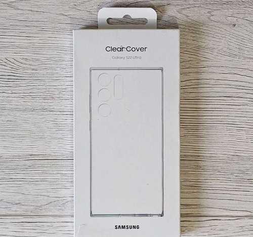 Чехол прозрачный Clear Cover для Samsung S22 Ultra