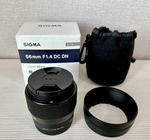 Объектив Sigma 56mm 1.4 DC DN Sony E