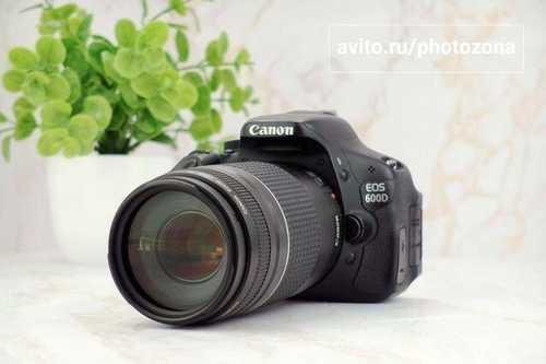 Canon EOS 600D + Canon EF 75-300mm III