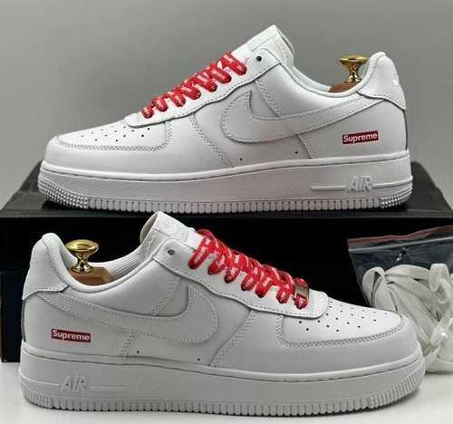 Кроссовки Nike Air Force 1 Low & Supreme (Арт.88003)