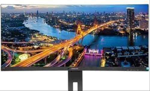 Новый монитор 34" Philips 342B1C/00 изогнутый