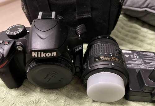 Зеркальный фотоаппарат nikon d3200 15-88 mm