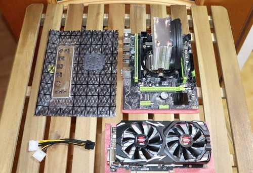 16 лог. ядер + LGA2011 + 32gв + RX 580 8GB + Кулер