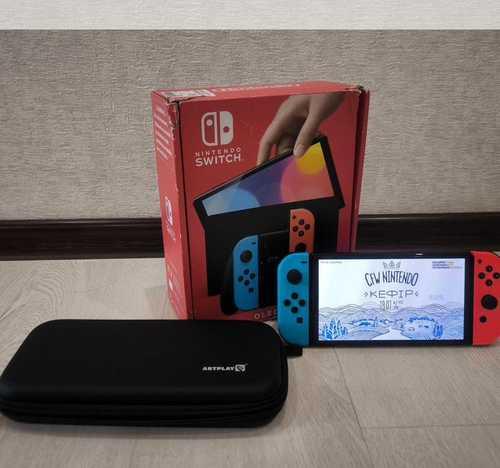 Nintendo switch oled прошитая чип sd 128gb